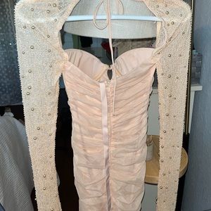 Oh Polly | Dresses | Oh Polly Beige Mini Dress Brand New | Poshmark